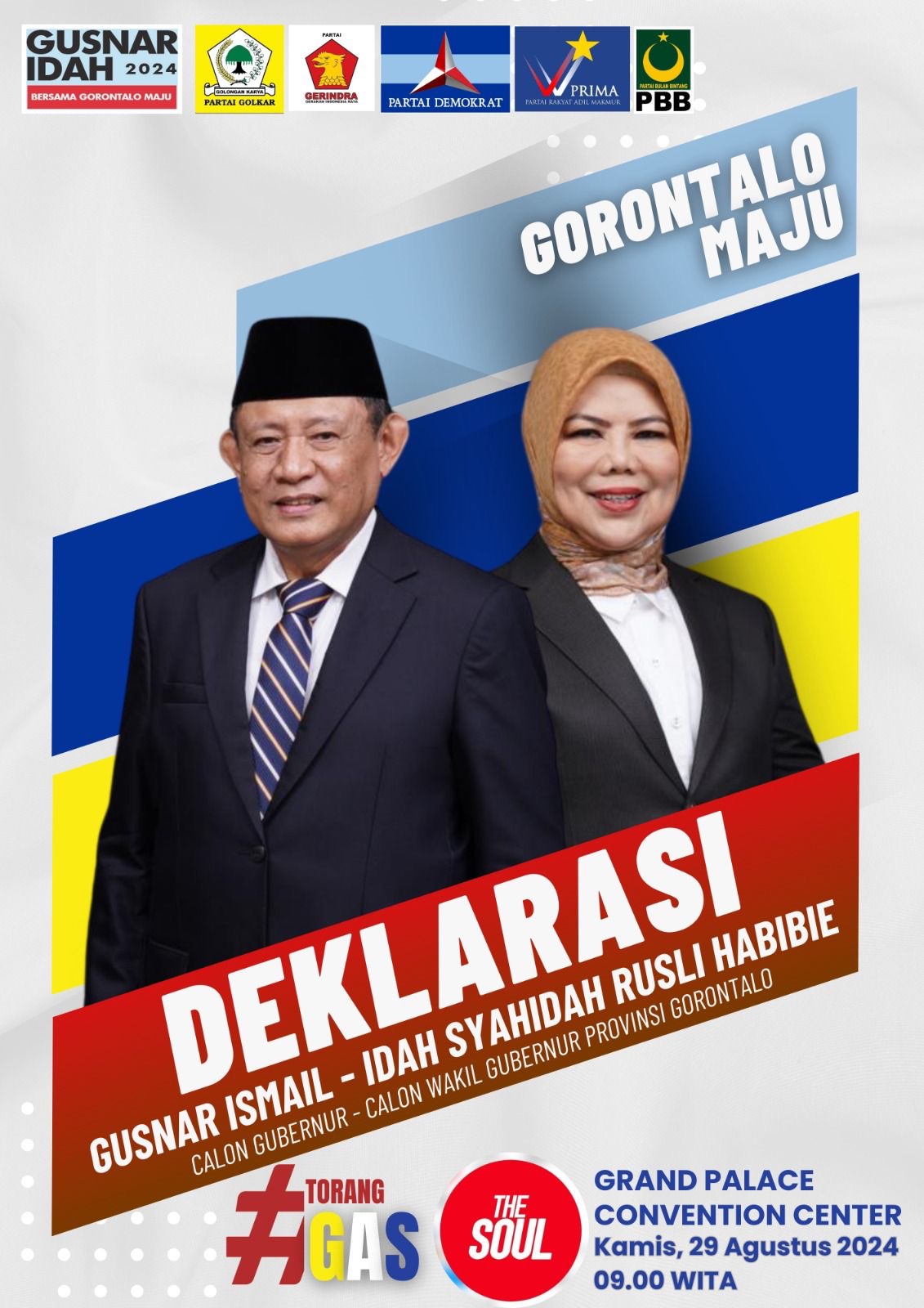 Persatukan Partai-partai Terkuat, Duet Gusnar Ismail-Idah Syahidah Utamakan Kepentingan Orang ...